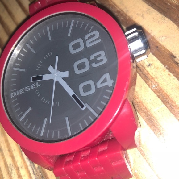 Diesel | Accessories | Redblack Watch Diesel | Poshmark
